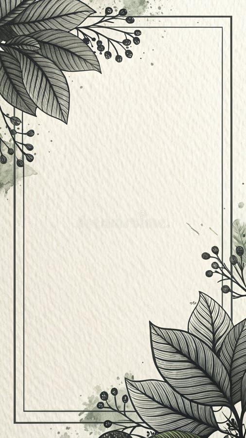 Ink Blot Border Paper Texture Expressive and Edgy Stock Illustration ...