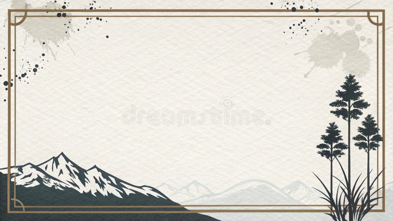 Ink Blot Border Paper Texture Expressive and Edgy Stock Illustration ...