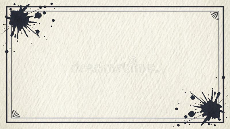 Ink Blot Border Paper Texture Expressive and Edgy Stock Illustration ...