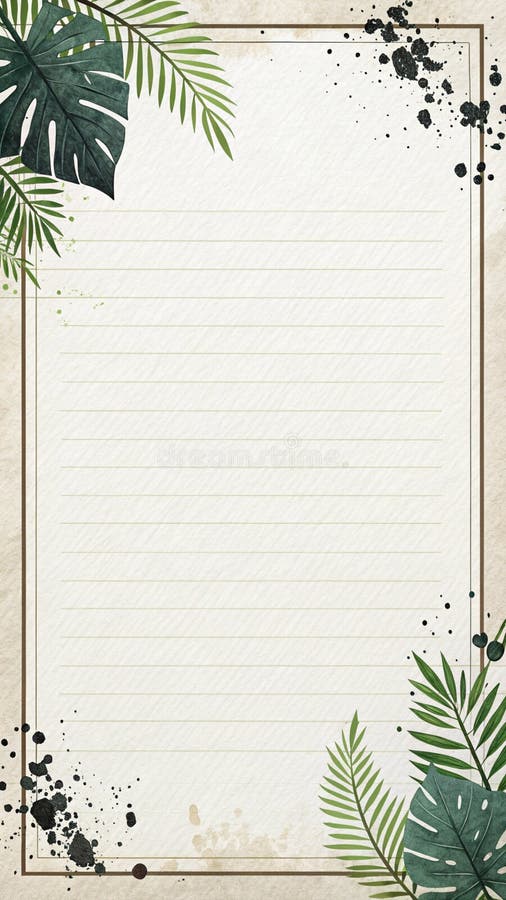Ink Blot Border Paper Texture Expressive and Edgy Stock Illustration ...