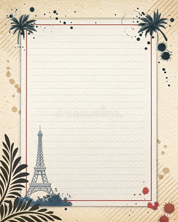Ink Blot Border Paper Texture Expressive and Edgy Stock Illustration ...