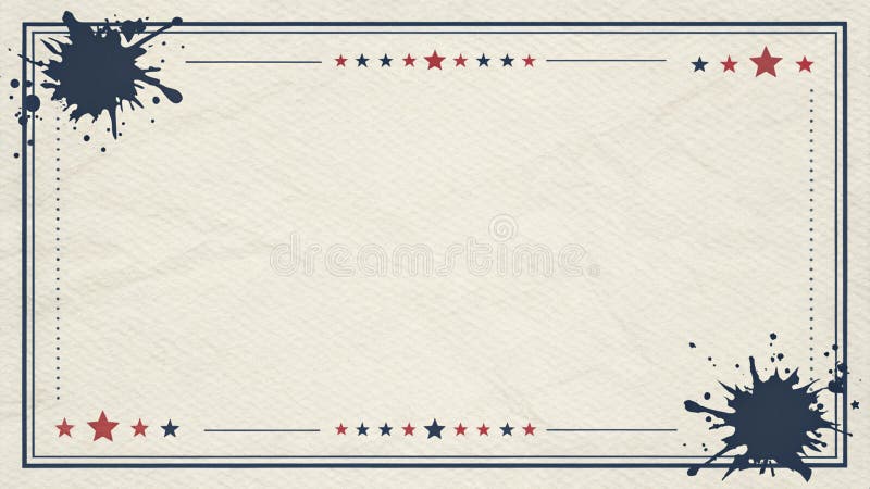 Ink Blot Border Paper Texture Expressive and Edgy Stock Illustration ...