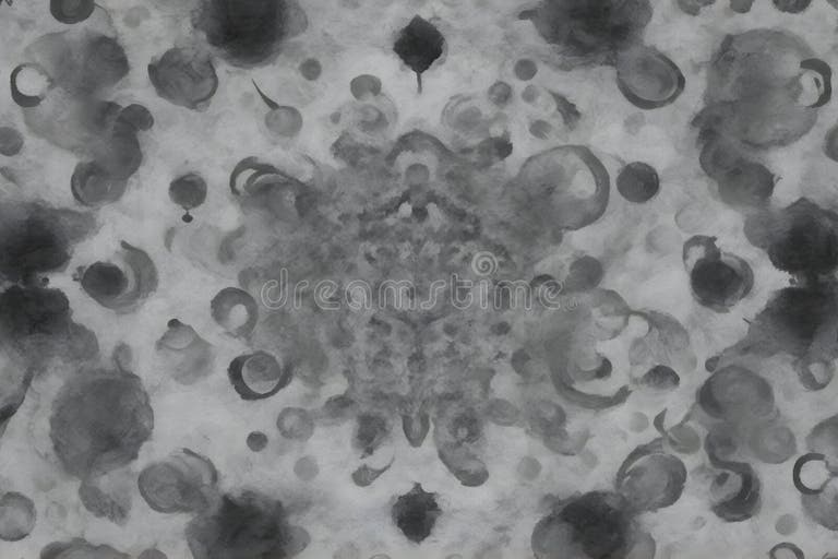 Ink Blot Seamless Pattern Generated by Ai Stock Illustration ...