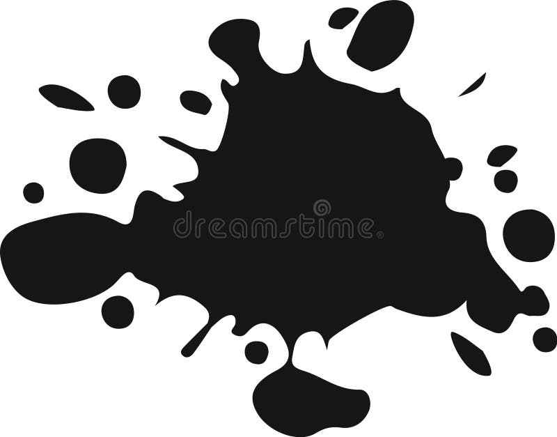 Ink Blot Spot stock vector. Illustration of splatter - 299508074