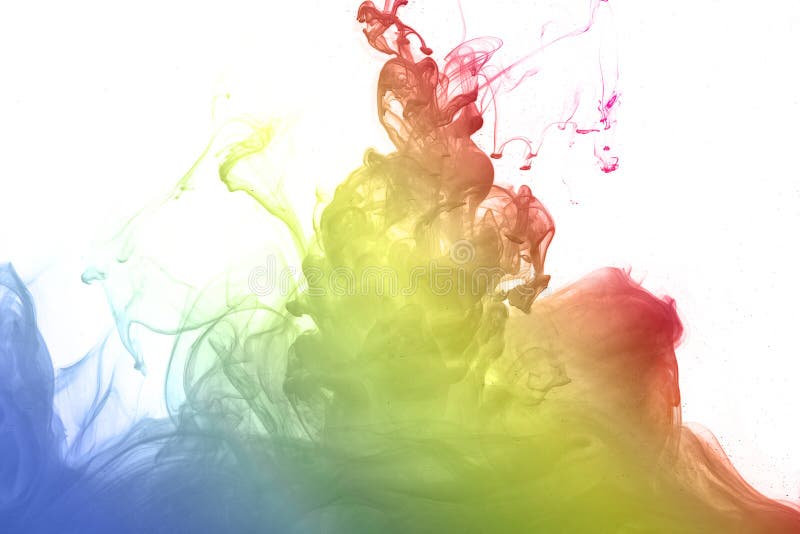 Ink Bright in Water Background Image Stock Image - Image of color ...