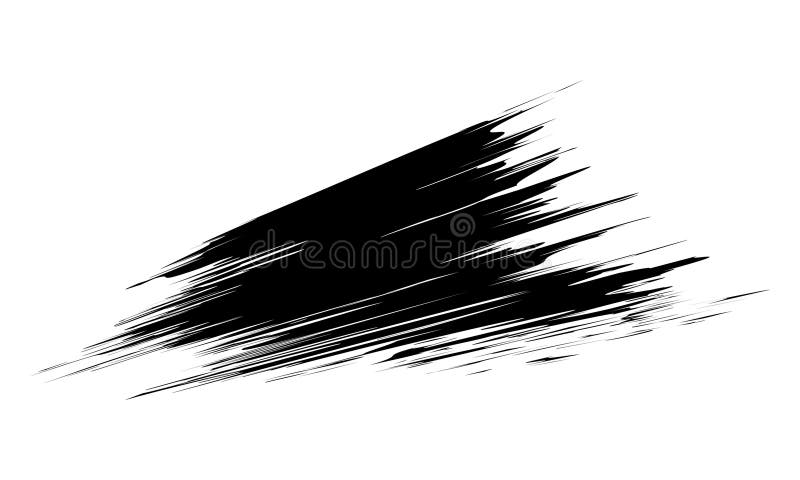 Brush Marks Hand Drawn, Ink Stain, Brush Paint, Brush Stroke Scratch ...