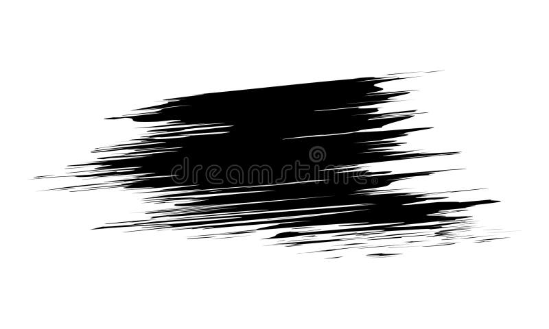 Brush Marks Hand Drawn, Ink Stain, Brush Paint, Brush Stroke Scratch ...