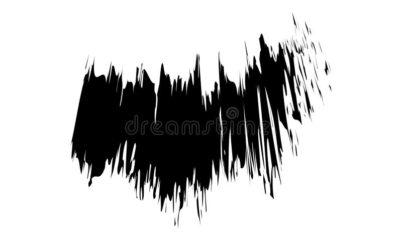 Brush Marks Hand Drawn, Ink Stain, Brush Paint, Brush Stroke Scratch ...