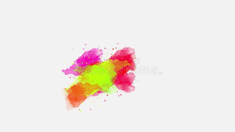 Ink Brush or Paint Brush Stroke Slow Motion Reveal Transition Stock ...