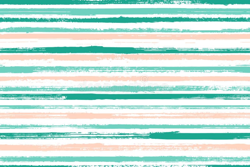 Ink Brush Stroke Parallel Lines Vector Seamless Pattern. Pretty ...