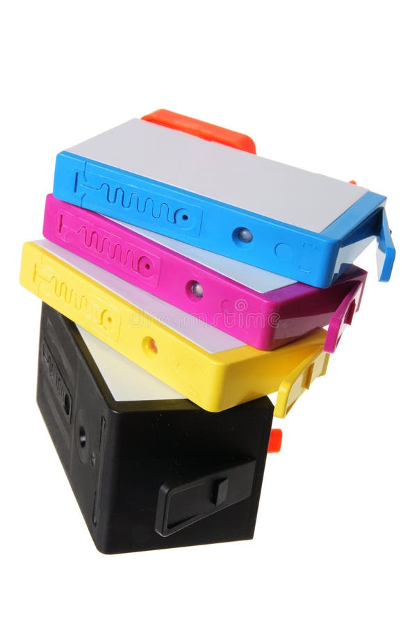 Large Format Ink Jet Printer Cartridge Stock Image - Image of ...