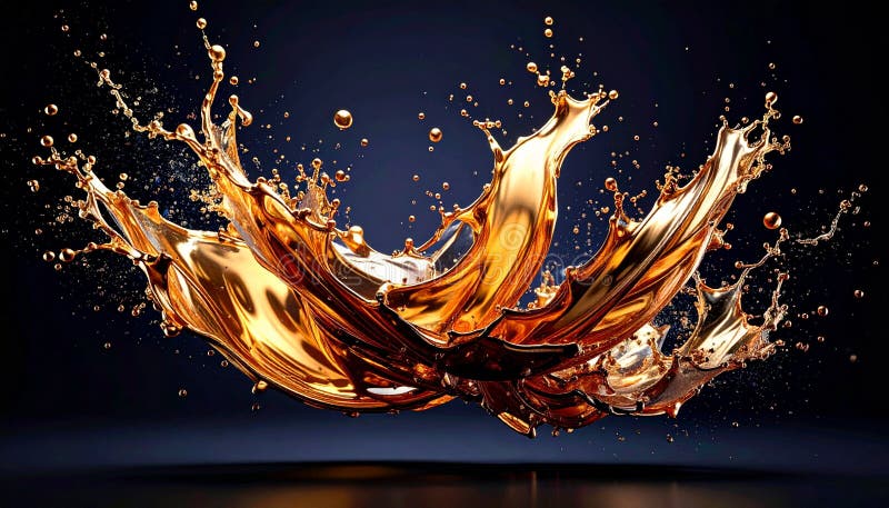 Ink Dispersing in Water. Background Concept. Generated Image Stock ...