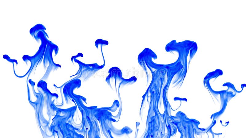 Ink Dissolve in Water on White Background Stock Footage - Video of ...