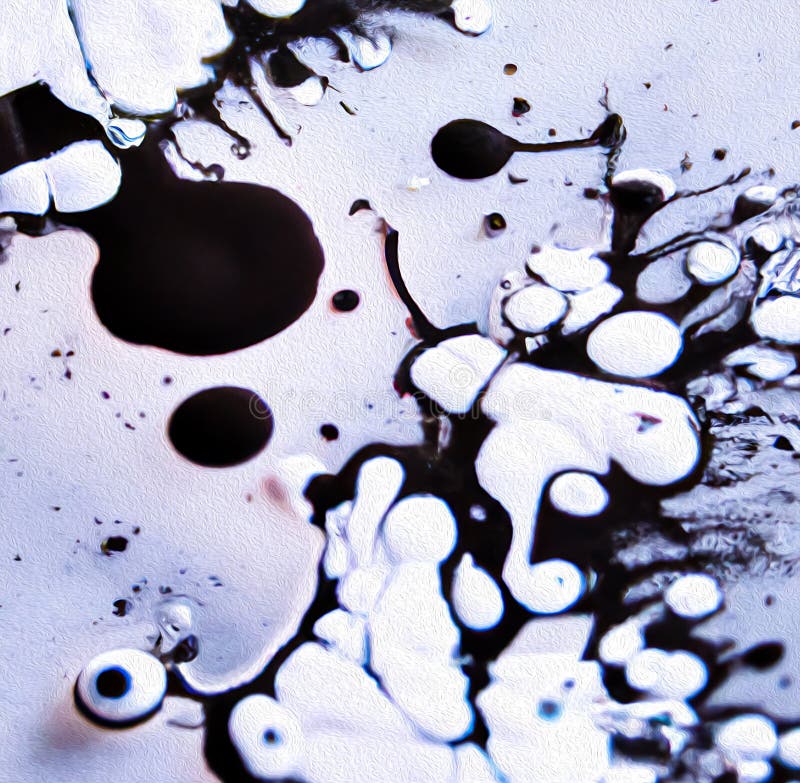 Ink Drop Abstract Background Concept . Stock Illustration ...