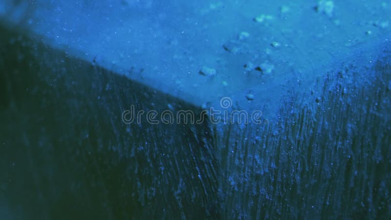Ink Drip Motion Phantom Blue Glitter Steam Flow Stock Footage - Video ...
