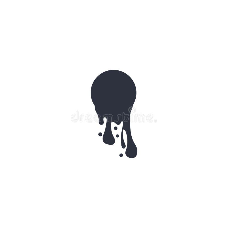 Ink Drop Vector Icon Design Illustration Template Stock Vector ...