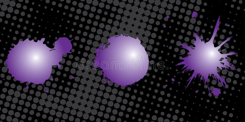 Ink drops. stock vector. Illustration of retro, dirty - 8014040