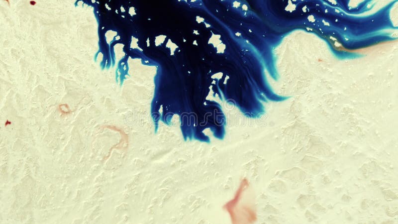 Ink Drops and Surreal Shapes Spread on Background Surface Stock Video ...