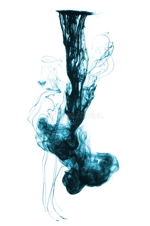 Ink floating in water stock photo. Image of chemical - 138618028