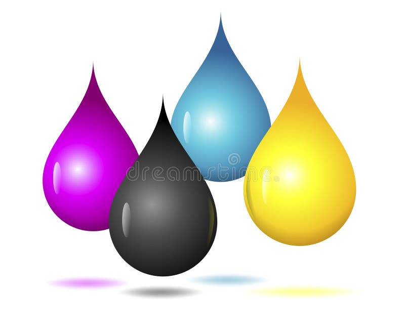 Ink stock illustration. Illustration of printer, computer - 52223161