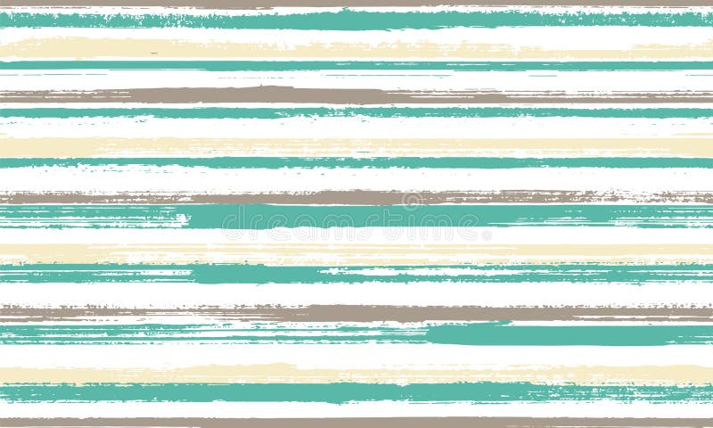 Ink Hand Drawn Rough Stripes Vector Seamless Pattern. Plain Tartan ...