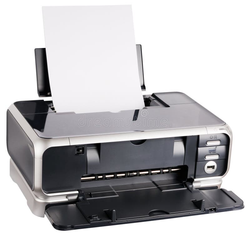 Ink-jet printer loaded stock photo. Image of printer - 12324636