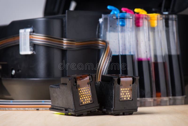 Ink-jet printer stock photo. Image of cartridge, tank - 67531292