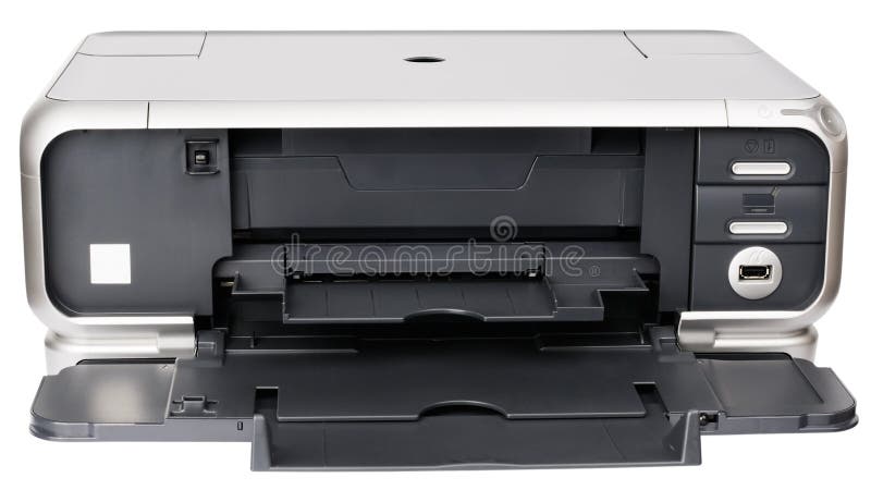 Ink-jet printer stock image. Image of white, isolated - 6902131