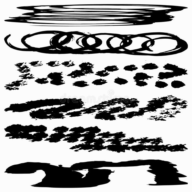 Ink Line Collection for Your Design Vector Illustration Stock Vector ...