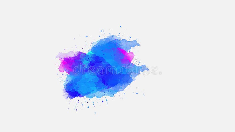 Ink Paint Brush Stroke Splash Transition Stock Video - Video of matte ...