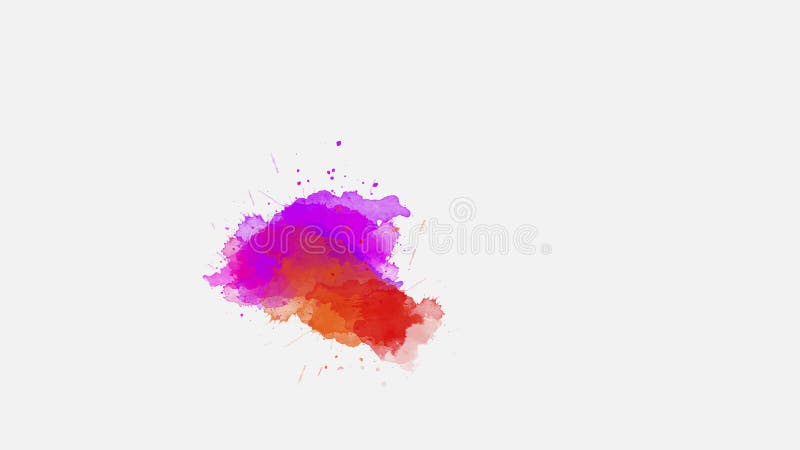 Ink Paint Brush Stroke Splash Transition Stock Footage - Video of ...
