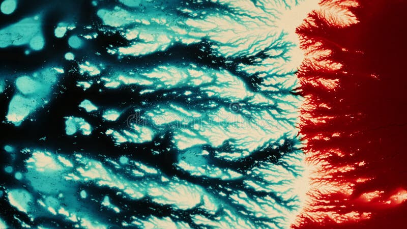 Ink Paint Drop Spread on a Surface Background Stock Footage - Video of ...