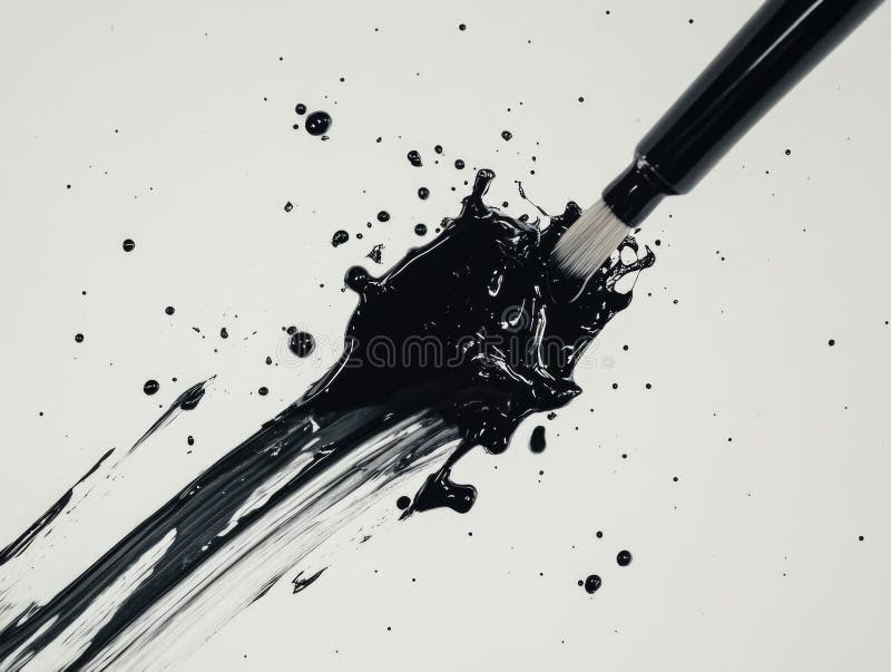 Ink Paint Spills stock image. Image of paper, supplies - 362668723