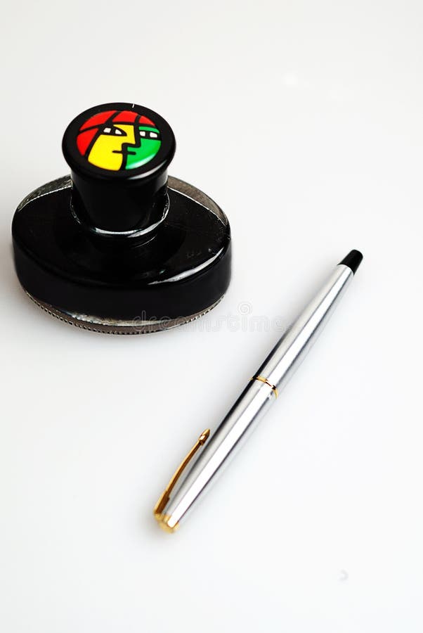 Ink and pen stock image. Image of instrument, concept - 14166807