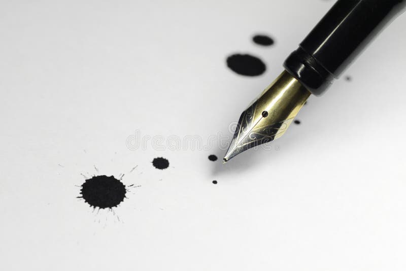 Ink pen stock photo. Image of paper, close, pens, school - 22667250