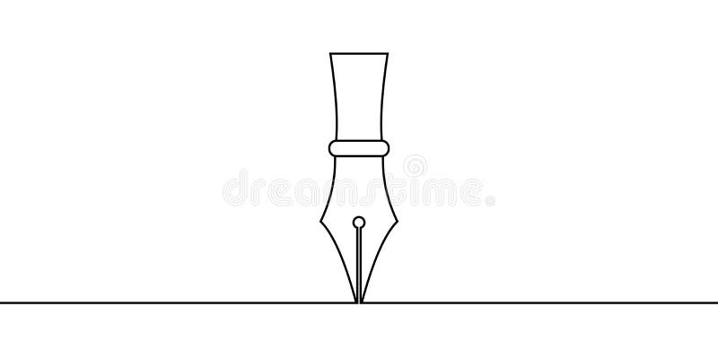 Straight Pen Line Stock Illustrations – 1,344 Straight Pen Line Stock ...