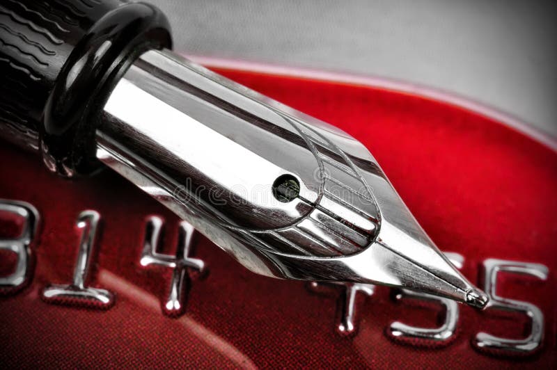 Ink pen stock image. Image of banking, macro, business - 47693817