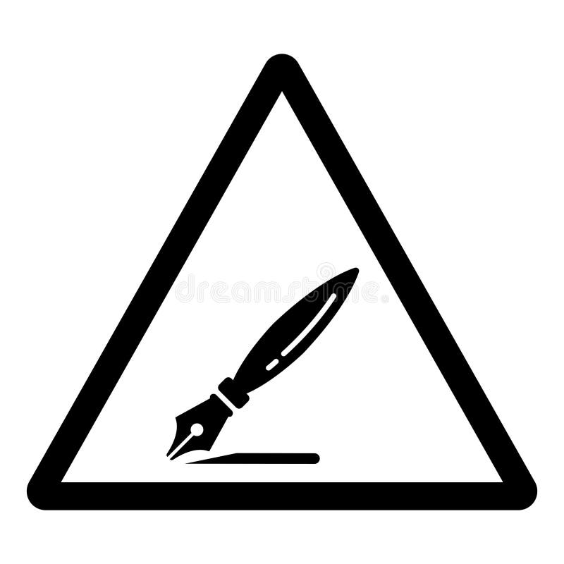 Ink Pen Symbol Sign ,Vector Illustration, Isolate on White Background ...