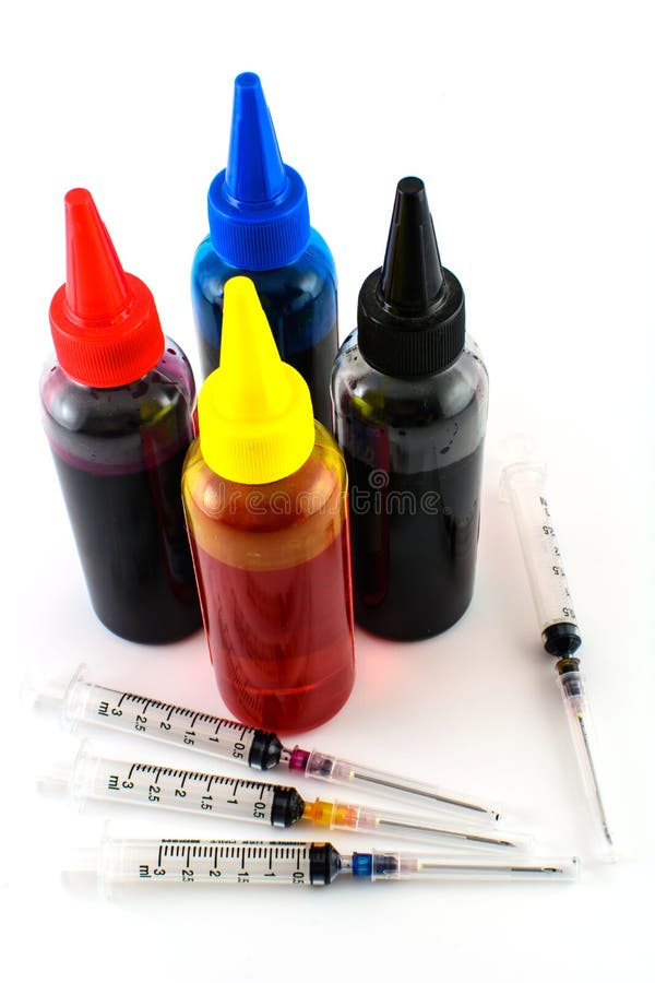 Ink for printer stock photo. Image of macro, dispenser - 40985340