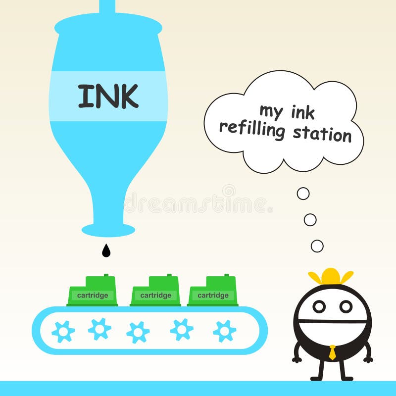 Ink Refilling Stock Illustrations – 38 Ink Refilling Stock ...