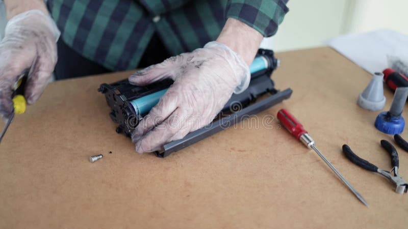 Ink Replacements in Printer Cartridge. Disassembly of the Printer ...