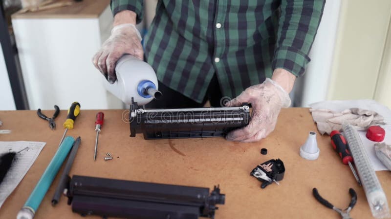 Ink Replacements in Printer Cartridge. Disassembly of the Printer ...