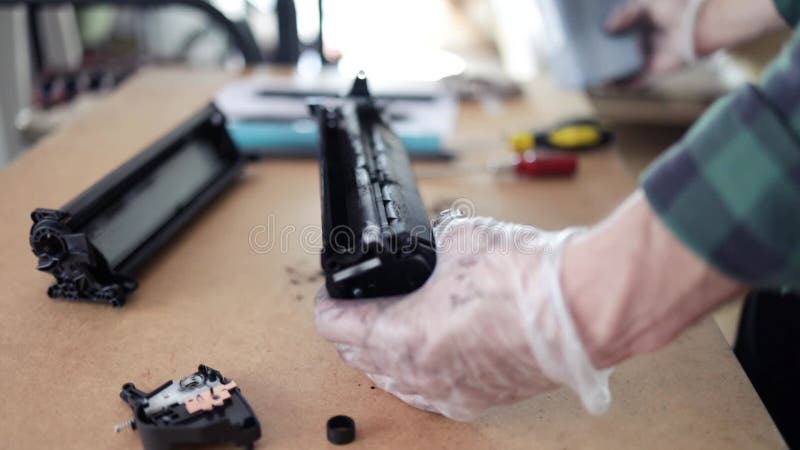 Ink Replacements in Printer Cartridge. Disassembly of the Printer ...