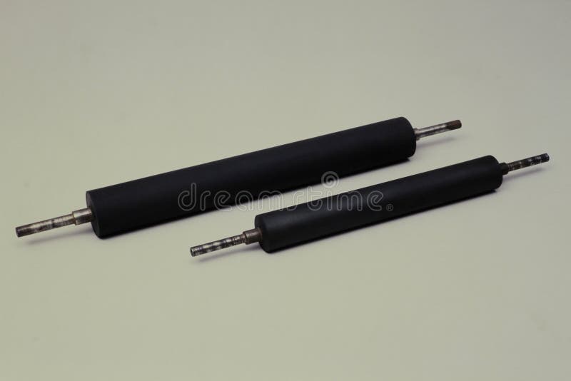 Ink Rollers Used in Printing in Old Times Stock Image - Image of times ...