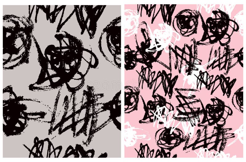 Ink Scrawl Repeatable Design Ideal for Fabric, Textile, Wrapping Paper ... Ink Scrawl Repeatable Design Ideal for Fabric, Textile, Wrapping Paper ...