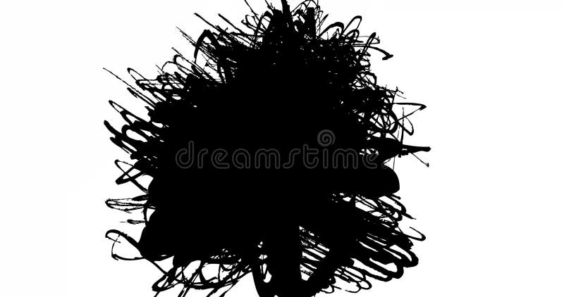 Ink Scribble Texture Animated Loop Stock Footage - Video of grunge ...