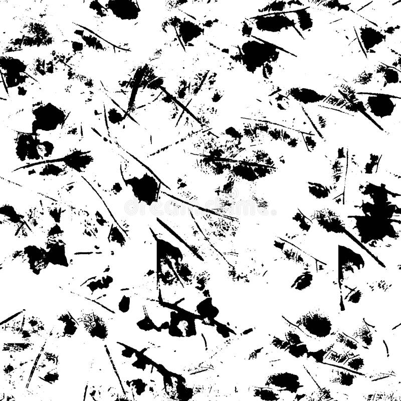Ink Seamless Texture. Vector Grunge Illustration Stock Vector ...