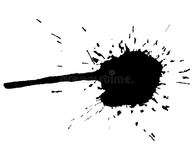 Ink splash stock vector. Illustration of abstract, background - 12615691