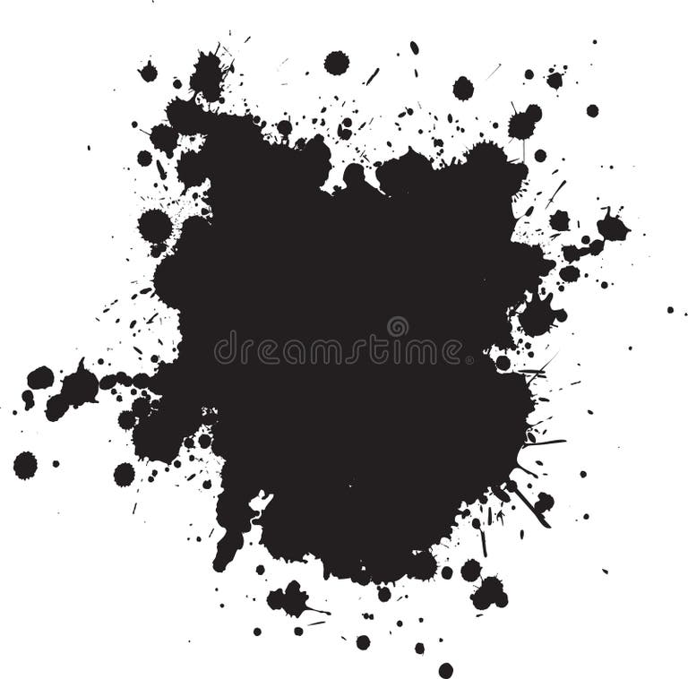 Ink Splash Black Outline Stock Illustrations – 6,067 Ink Splash Black ...