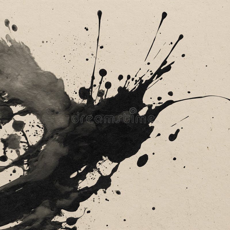 Ink Splash: Abstract Expression of Raw Emotion, Bold Statement Art ...